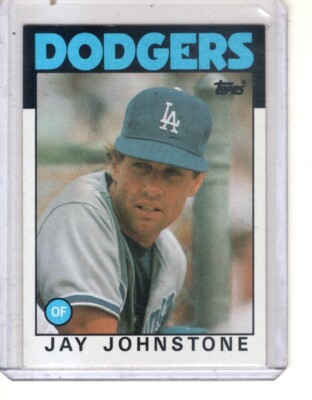 1986 Topps - #496 Jay Johnstone Los Angeles Dodgers baseball card | eBay