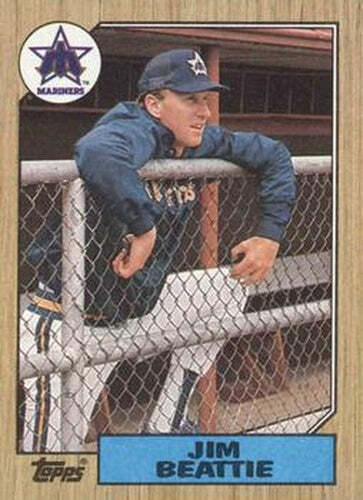 #117 Jim Beattie - Seattle Mariners - 1987 Topps Baseball | eBay