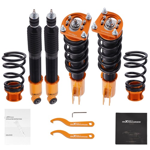 24-Step Adjustable Coilovers Shocks & Springs Kit For Ford MUSTANG SN95 ...