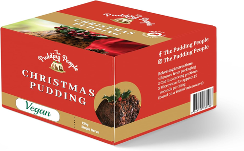 Traditional Christmas Plum Pudding Vegan Plum Pudding Gift Box (Single ...