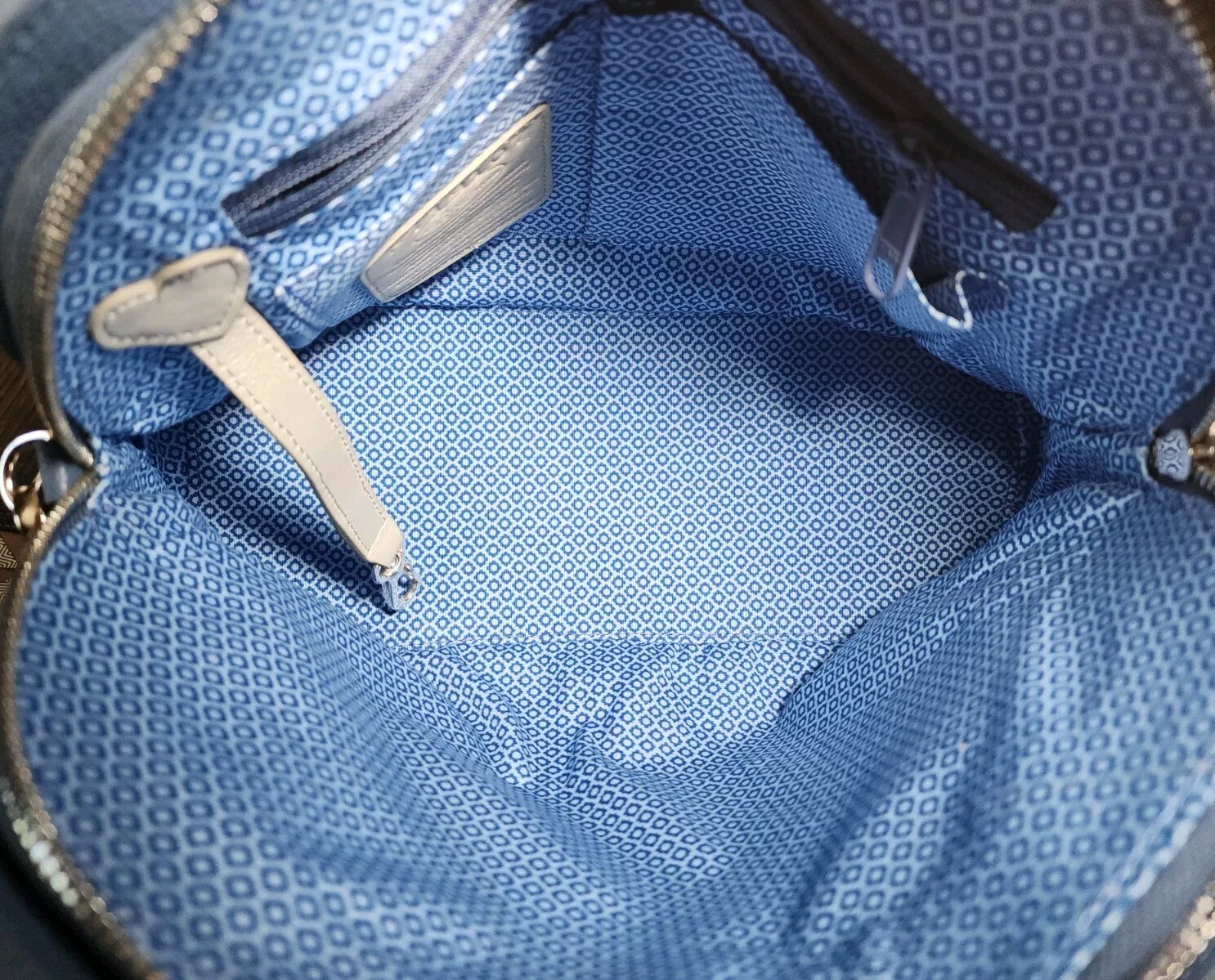 BRIGHTON PRETTY TOUGH JOLENE CANYON BLUE DOMED STUDDED CROSSBODY ...