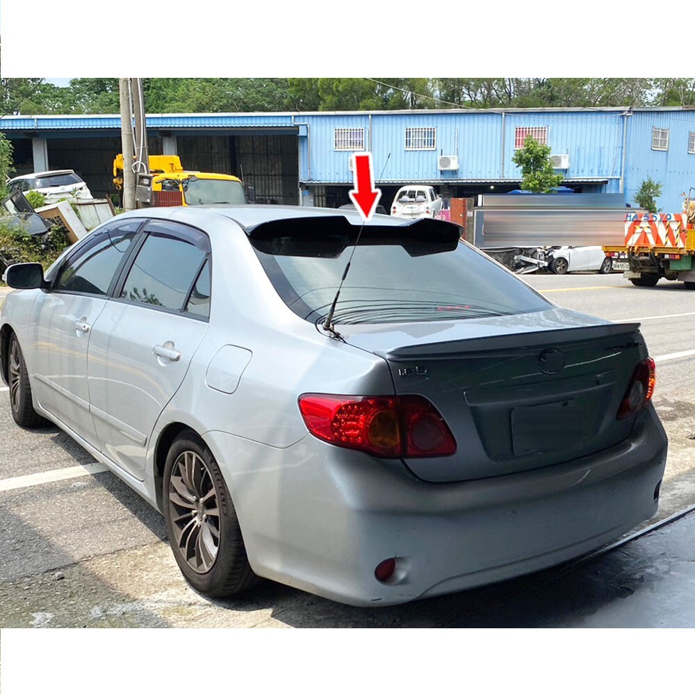 Carbon For Toyota Corolla Altis 10th E140 HIGH KICKS Rear V Roof ...