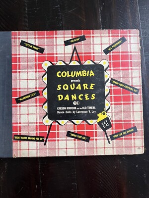 Carson Robison Square Dance Old Timers 1940's 78 RPM 10" 4 Record Set ...