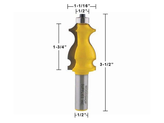 Yonico 16132 Architectural Molding Router Bit 1/2-Inch Shank for sale ...