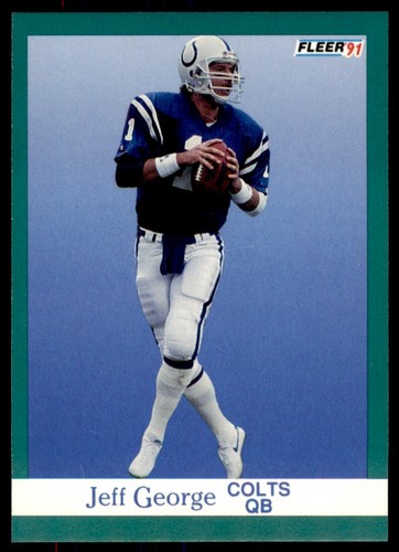 1991 Fleer Jeff George . Indianapolis Colts #81 | eBay