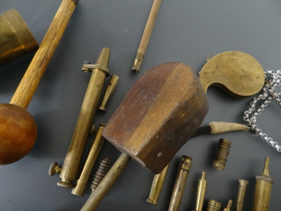 Ball Starter Black Powder Measure Flask Capper Muzzleloader Parts Lot ...