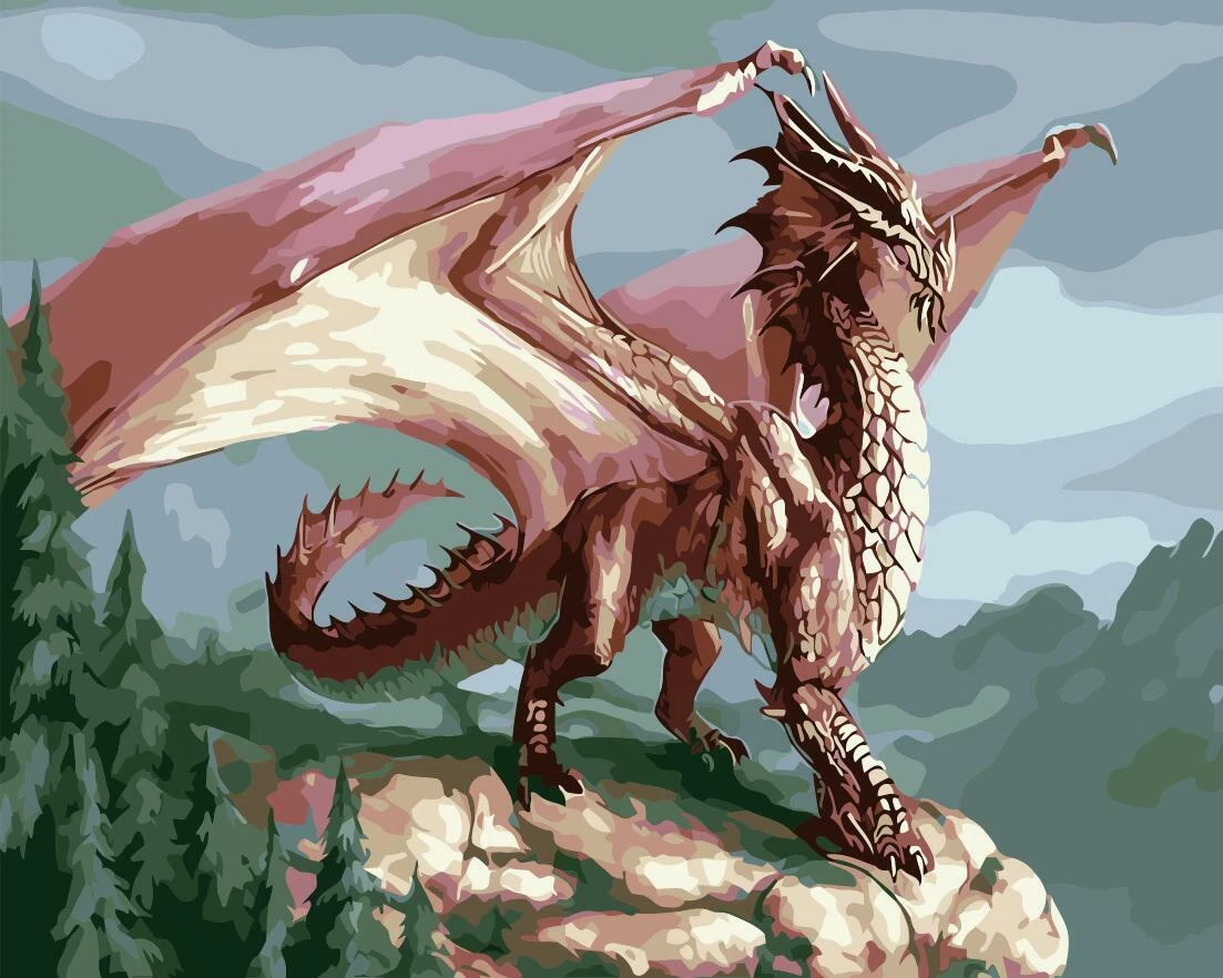 Western Dragon Art
