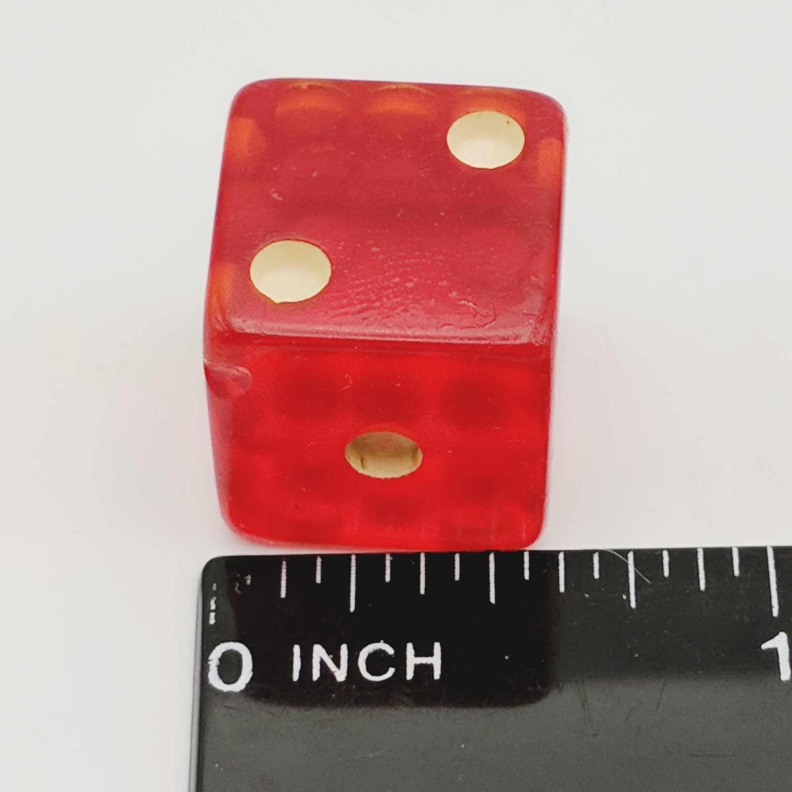 Vintage Red Bakelite Translucent Dice Lot Group of 5 Tested 5/8" | eBay