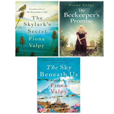 Fiona Valpy Collection 3 Books Set Beekeeper Promise,Sky Beneath ...