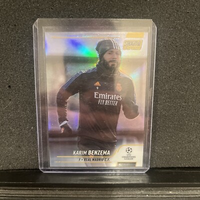 Karim Benzema 2021-22 Topps Stadium Club Chrome UCL GOLD REFRACTOR #'d ...