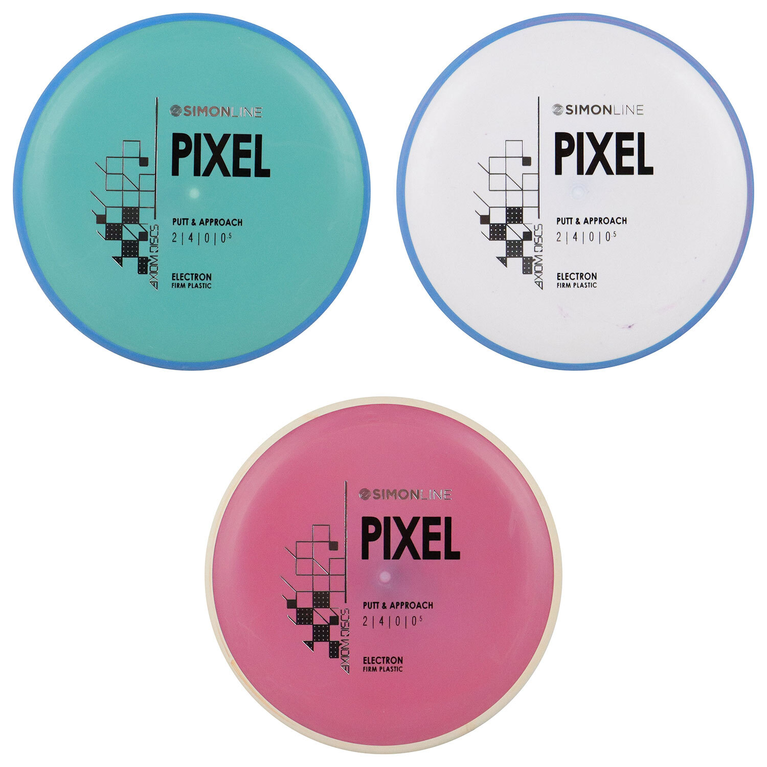 Axiom Disc Golf Simon Line Electron Firm Lizotte Pixel Putter 2/4/0/0.5 ...