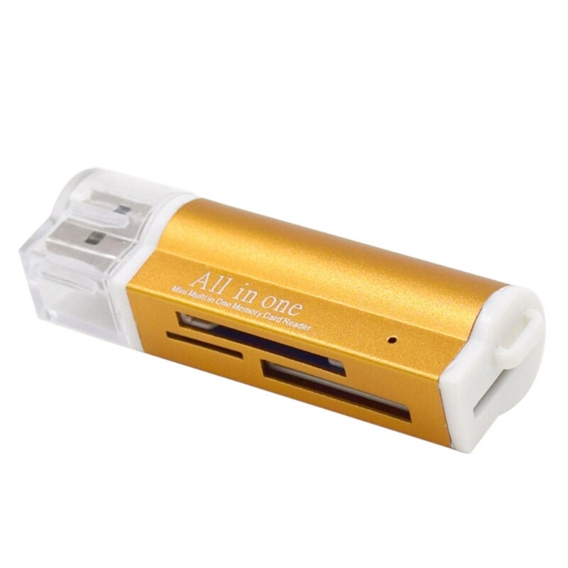 High Speed 2.0 Four-in-One Card Reader TF MS 4 Cards Aluminum Alloy | eBay