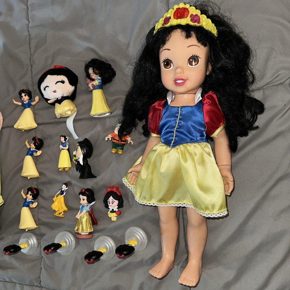 Snow White Doll Figure Lot World On Ice Tag Disneyland Disneyana | eBay