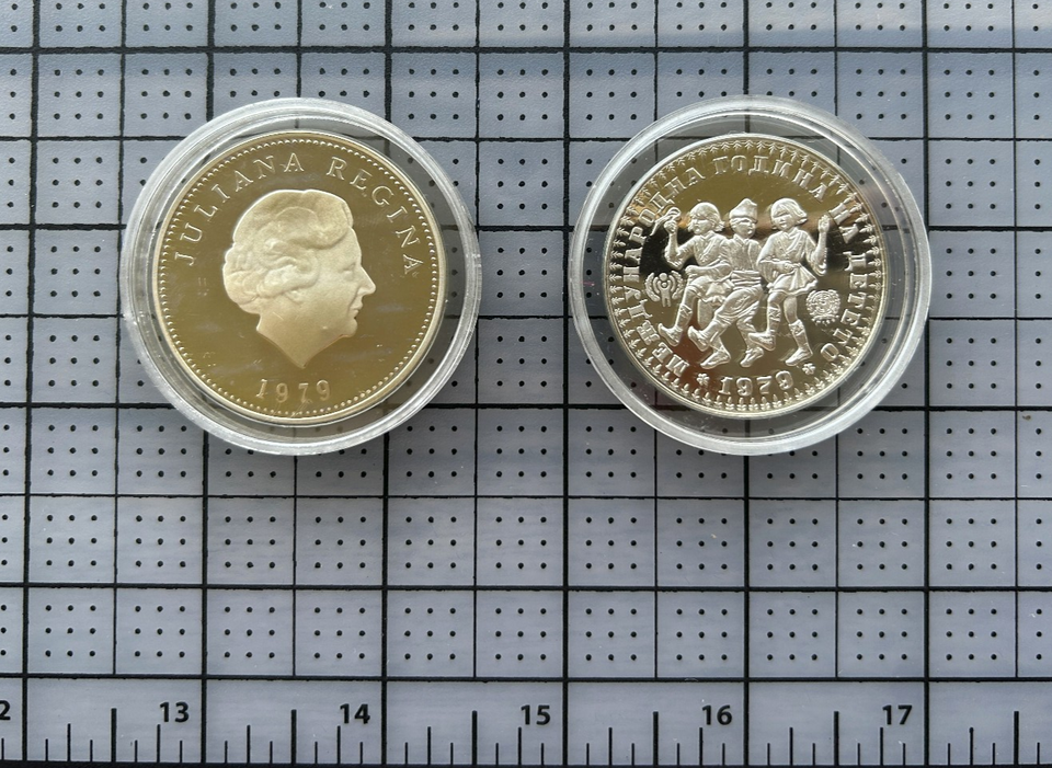 Unicef International Year of the Child Silver Proof Coin Collection ...