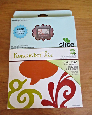 Slice By Making Memories REMEMBER THIS Design Card Making Scrapbooking ...