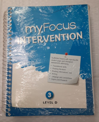 myView Literacy 2020 myFocus Intervention Pkg Level D Teaching Guide + 6 Readers | eBay