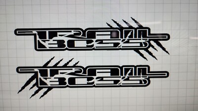 OFF ROAD Chevy TRAIL 4X4 DECAL STICKER. X2 Trail Boss Style | eBay