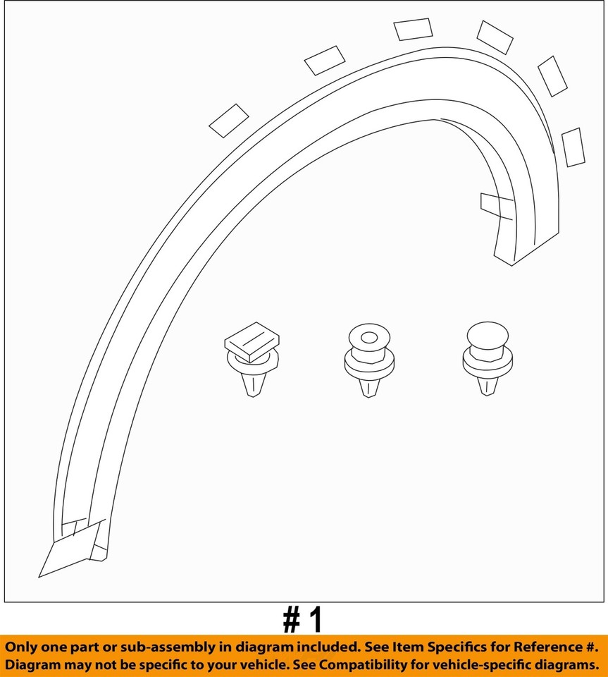 MAZDA OEM 16-21 CX-3 Fender Exterior Trim-Wheel Opng Mldg D10E51W30C | eBay