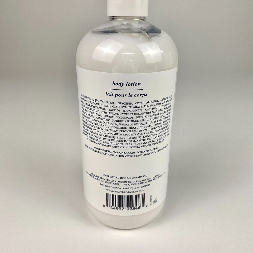 Crabtree & Evelyn Nantucket Briar Body Lotion Jumbo 16.9 fl oz ...