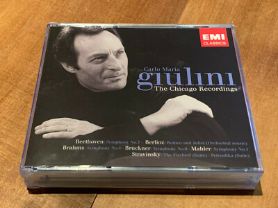 CARLO MARIA GIULINI The Chicago Recordings ORIG 2004 EMI CLASSICS 4 CD ...