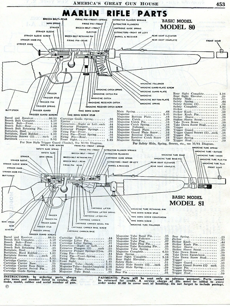 Marlin Model 81 Dl Diagram