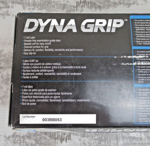Dyna Grip Latex Disposable Gloves Powder 100pk (xl) for sale online | eBay