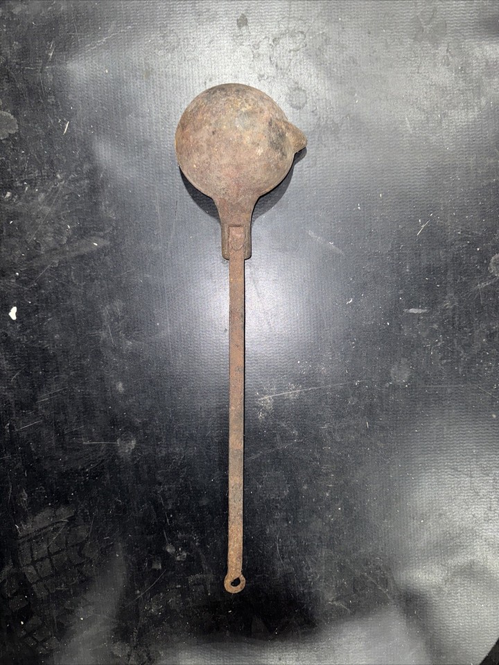 Vintage Unbranded No. 4 Cast Iron Lead Smelting Ladle 17-1/4” (T2) | eBay