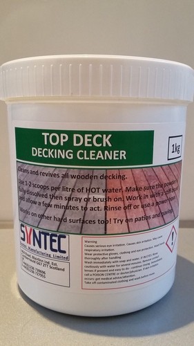 Syntec Top Deck decking, hard surface cleaner, 1kg. | eBay UK