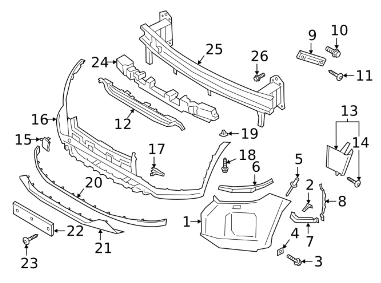 OEM 86514-F2000 BRACKET-FR BUMPER SIDE,Right Ems # for Hyundai Elantra ...
