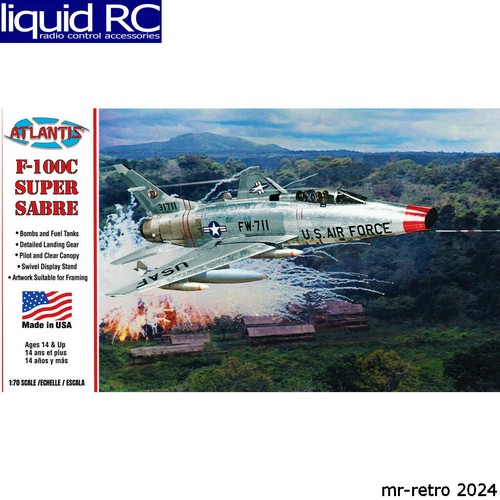 Atlantis Models H236 1/70 F-100C Super Sabre Plastic Model Kit | eBay