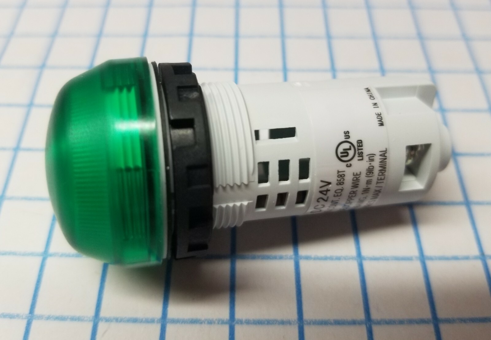 AP22M-2Q4G Pilot Light Ultra Bright 22mm 24V GREEN | eBay