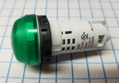 AP22M-2Q4G Pilot Light Ultra Bright 22mm 24V GREEN | eBay