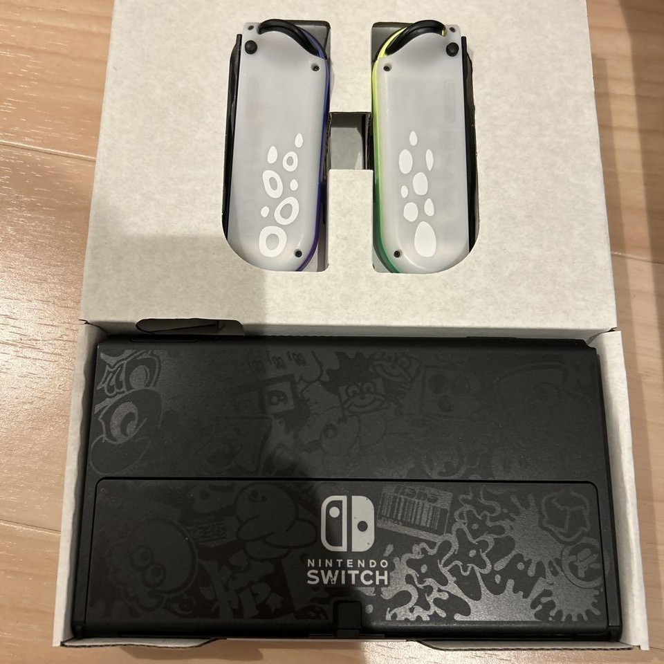 Nintendo Switch OLED Splatoon 3 edition Console Japan w/ pro controller ...