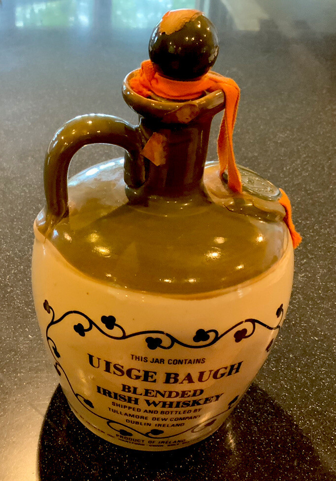 uisge baugh blended irish whiskey tullamore dew jar empty | eBay
