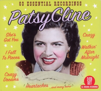 Patsy Cline 60 ESSENTIAL RECORDINGS Best Of 60 Original Recordings NEW ...