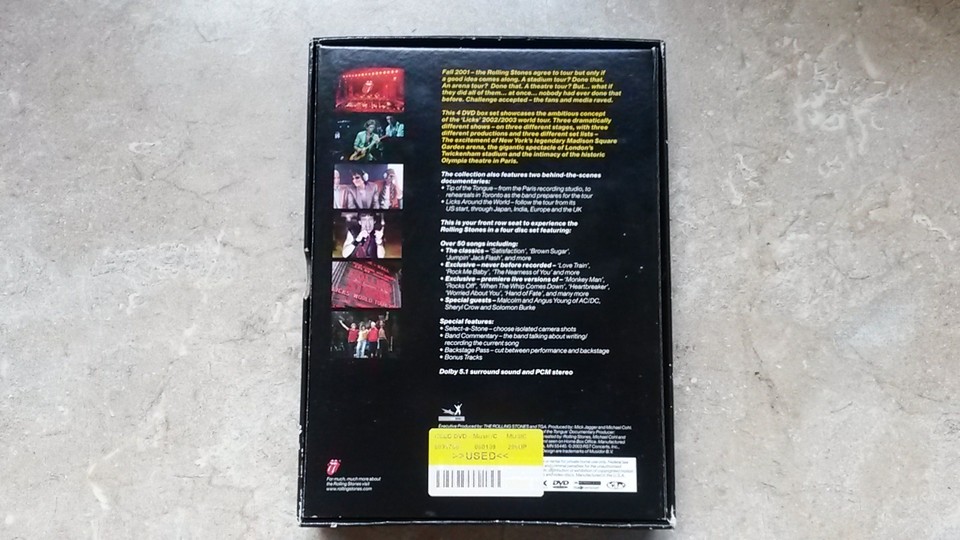 Rolling Stones - Four Flicks DVD | eBay