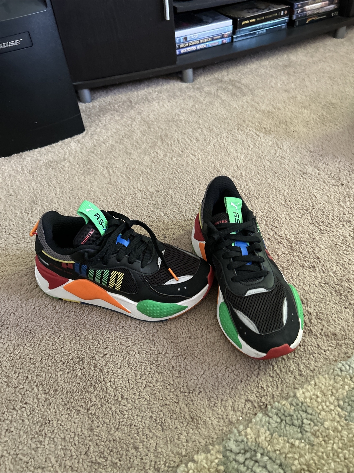 Puma RS-X Bold Andean Toucan Orange Running System Kids Sz 5C 372806-01 ...