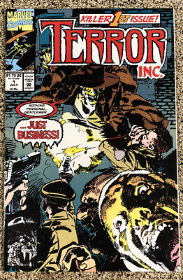 Terror Inc. Killer 1st Issue #1 MarvelComics 1992 + Bonus Comic | eBay