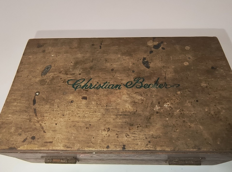 Vintage Christian Becker Balance Weights Set w Wood Case & Tweezers | eBay