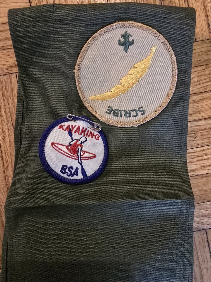 Vintage Green Merit Badge Sash Boy Scouts of America with 28 Badges ...
