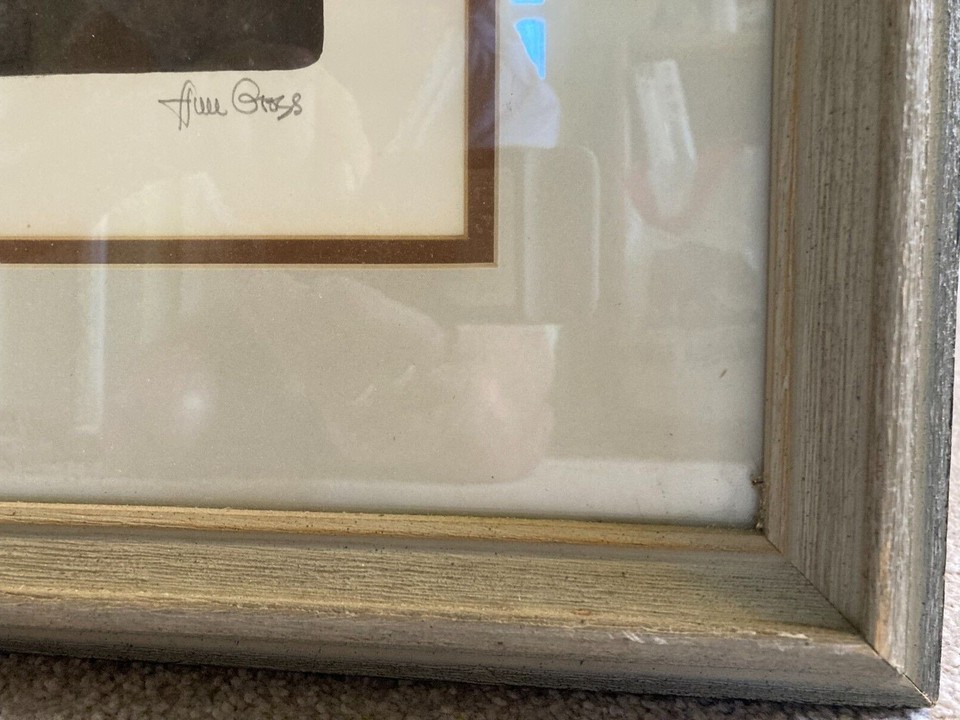 Ann Gross framed print, 139/300, signed in pencil, framed behind glass ...