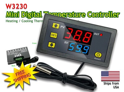 W3230 110-220V High Precision Digital Temperature Controller Thermostat ...