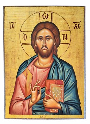 CHRIST BLESSING-Greek Byzantine Orthodox Icon | eBay