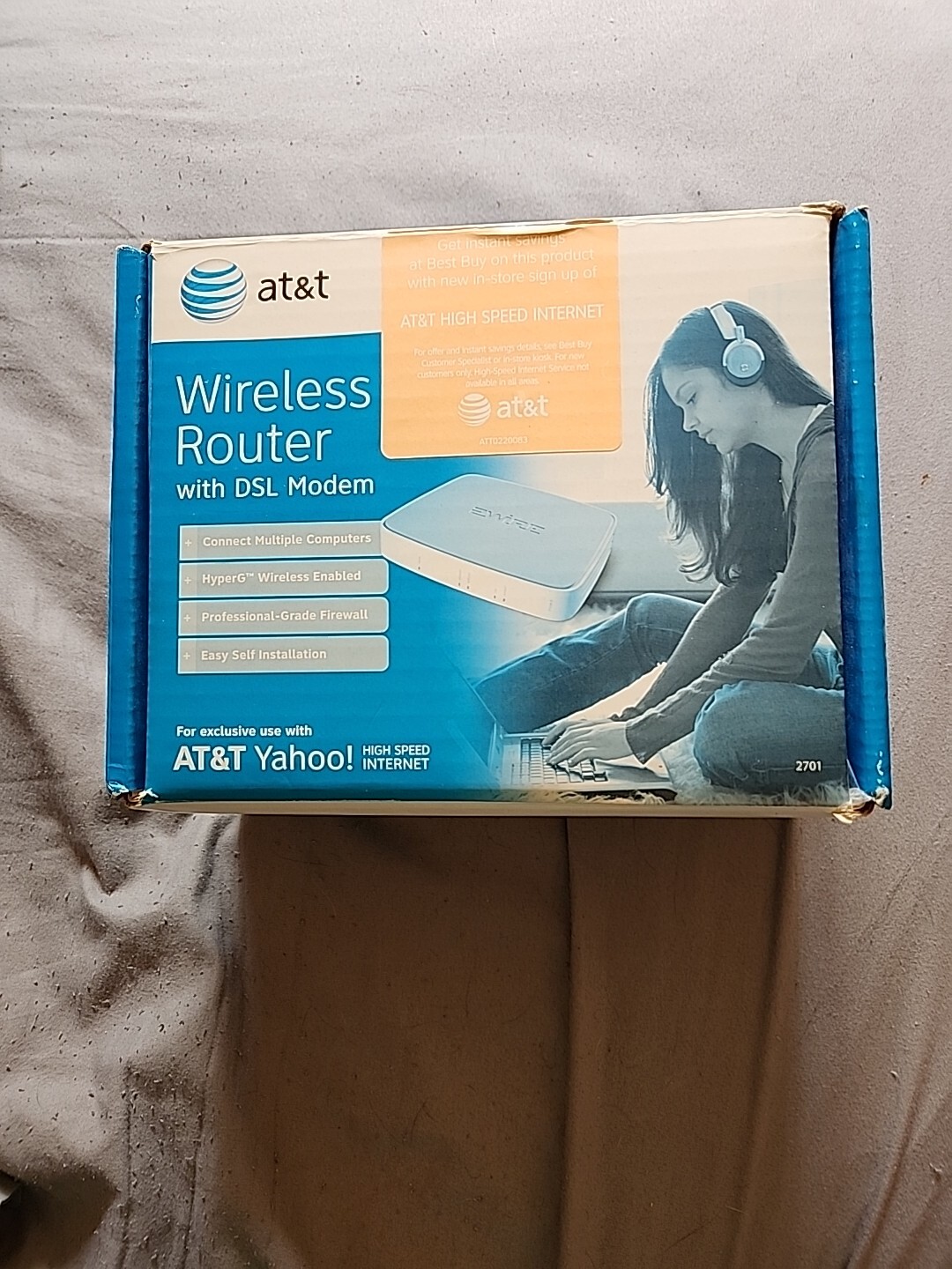 2Wire 2701HG-B 54 Mbps 4-Port 10/100 Wireless G Router for sale online ...