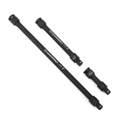 GEARWRENCH Black Fastener Drive Bit Locking Mechanism Impact Socket ...