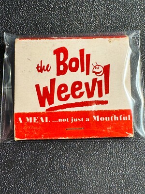MATCHBOOK - THE BOLL WEEVIL RESTAURANT - LOCATIONS IN SOUTH DAKOTA ...