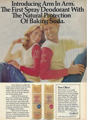 1975 Arm In Arm Deodorant Helene Curtis vintage Print Ad 70's ...