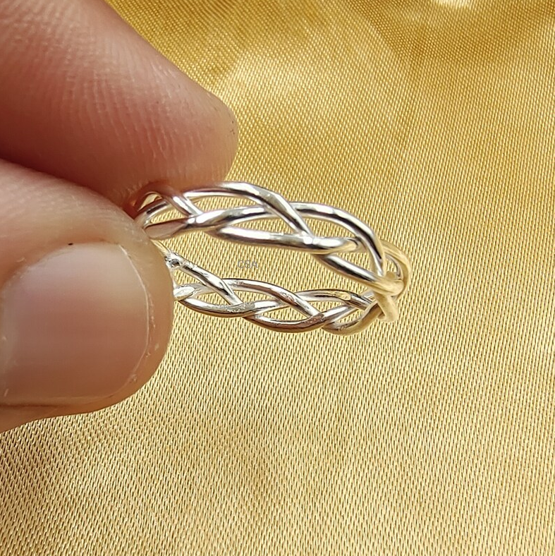 925 Sterling Silver Statement & Band Thumb Band Ring For Men & Women ...