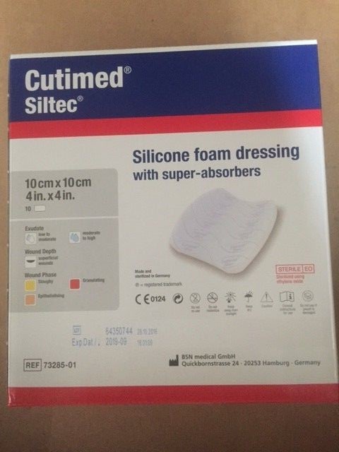 7328501 BSN Medical/Jobst Foam Dressing 4" " Sterile 10/bx Exp 09/19 ...