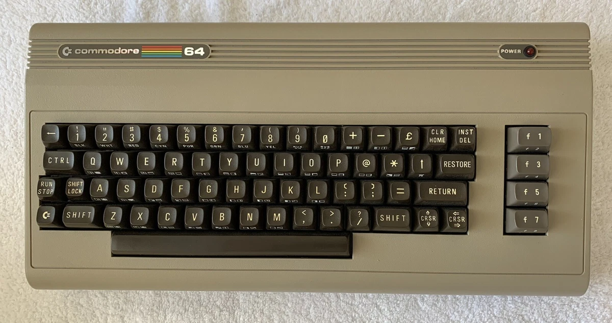 Commodore 64 Keyboard Vintage Console Computer System With 46 Off